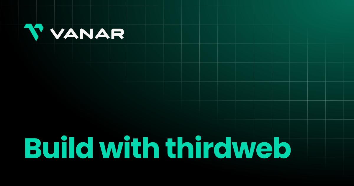 Build with thirdweb | Documentation