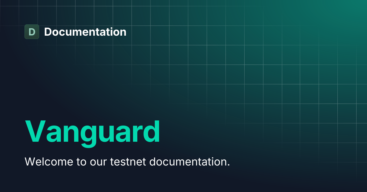 Vanguard | Documentation